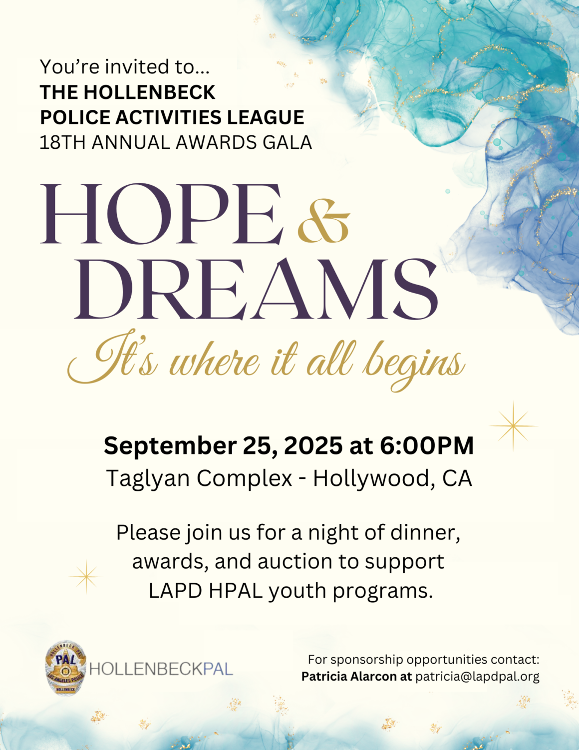 Celebration Gala | LAPD Hollenbeck PAL